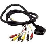 Cavo Scart / 6RCA standard 1.5 m. - Mondotec